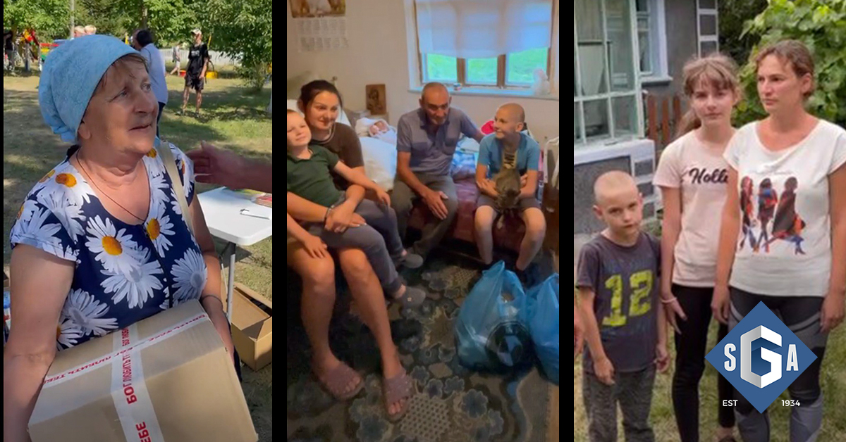 Reaching Displaced Ukrainians with Food Aid and Spiritual Food - SGA